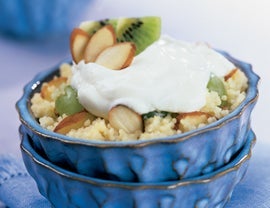 Lemon Couscous Pudding Recipe