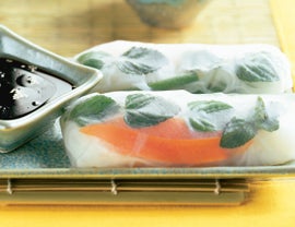 Sugar Snap Pea Summer Rolls Recipe