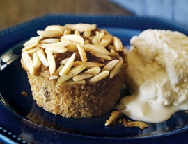 Pear and Chestnut Crumb Cakes Recipe