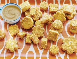 Tofu Shapes with Hummus Recipe