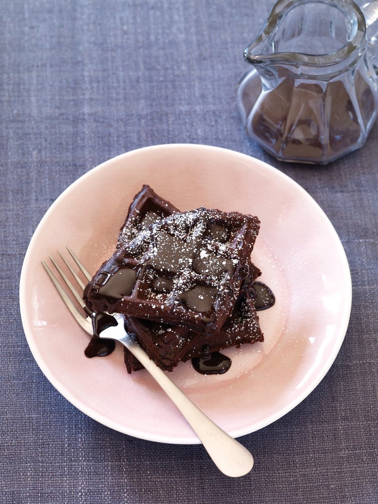 Double Chocolate Waffles Recipe
