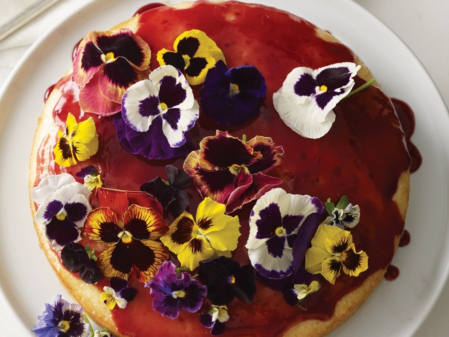 Pansy Cake Decorations