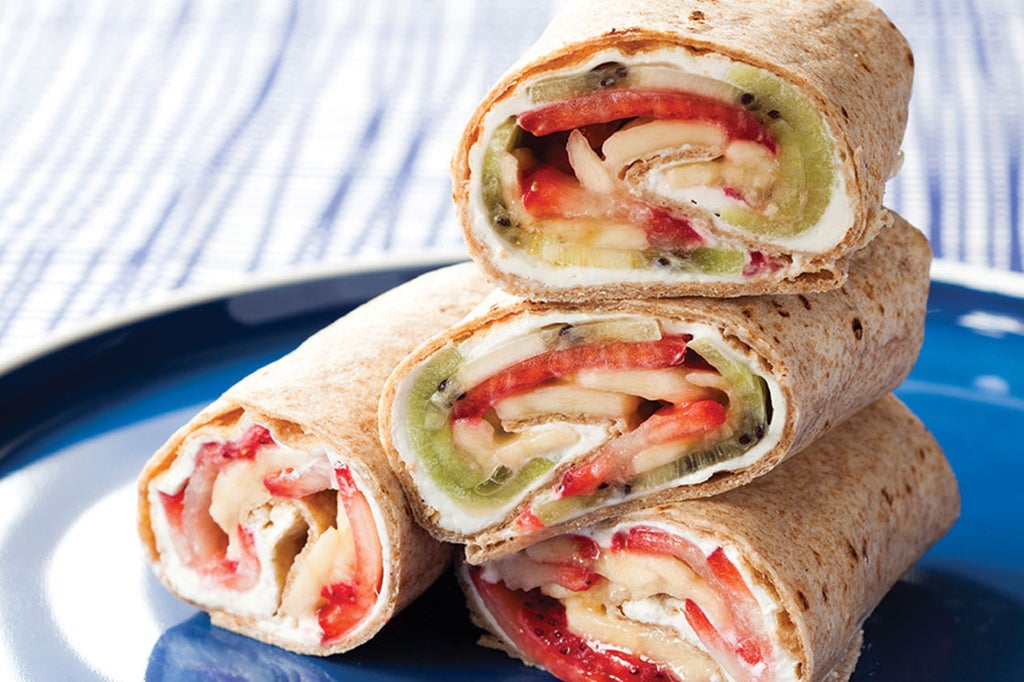 Cheesecake Fruit Wraps Recipe