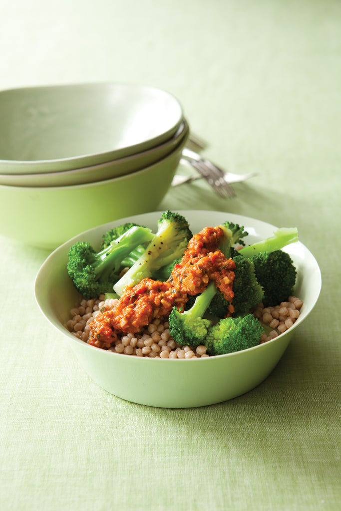 Israeli Couscous and Broccoli Bowl Recipe - Vegetarian Times