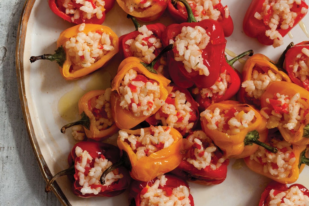 Rice-Stuffed Mini Peppers Recipe