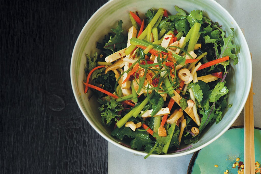 Chinese-Style Shredded Vegetable and Tofu Salad Recipe