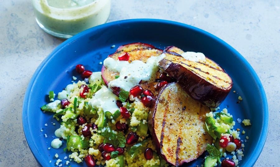 how to cook eggplant with couscous