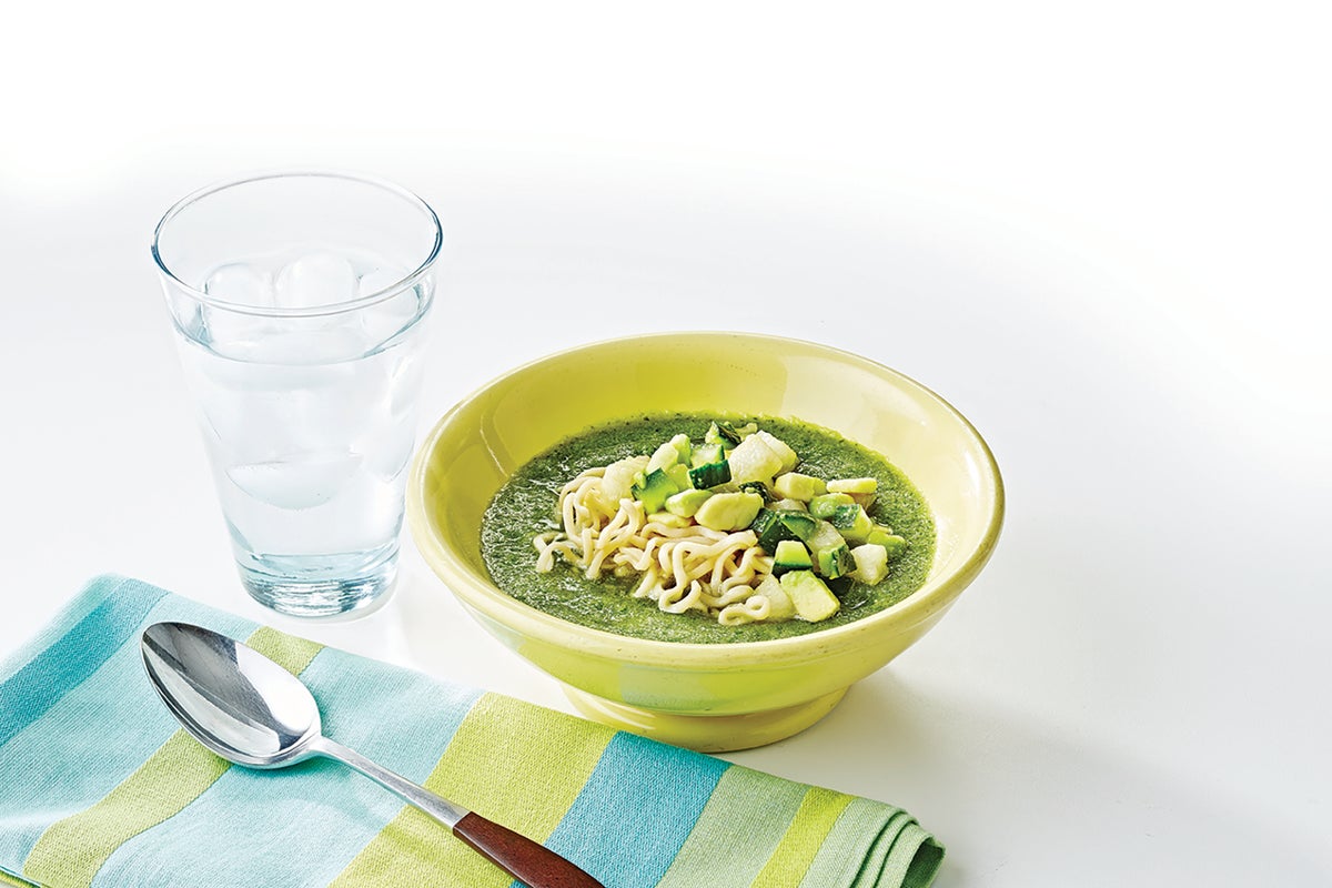 Chilled Cucumber Soup with Ramen - Vegetarian Times