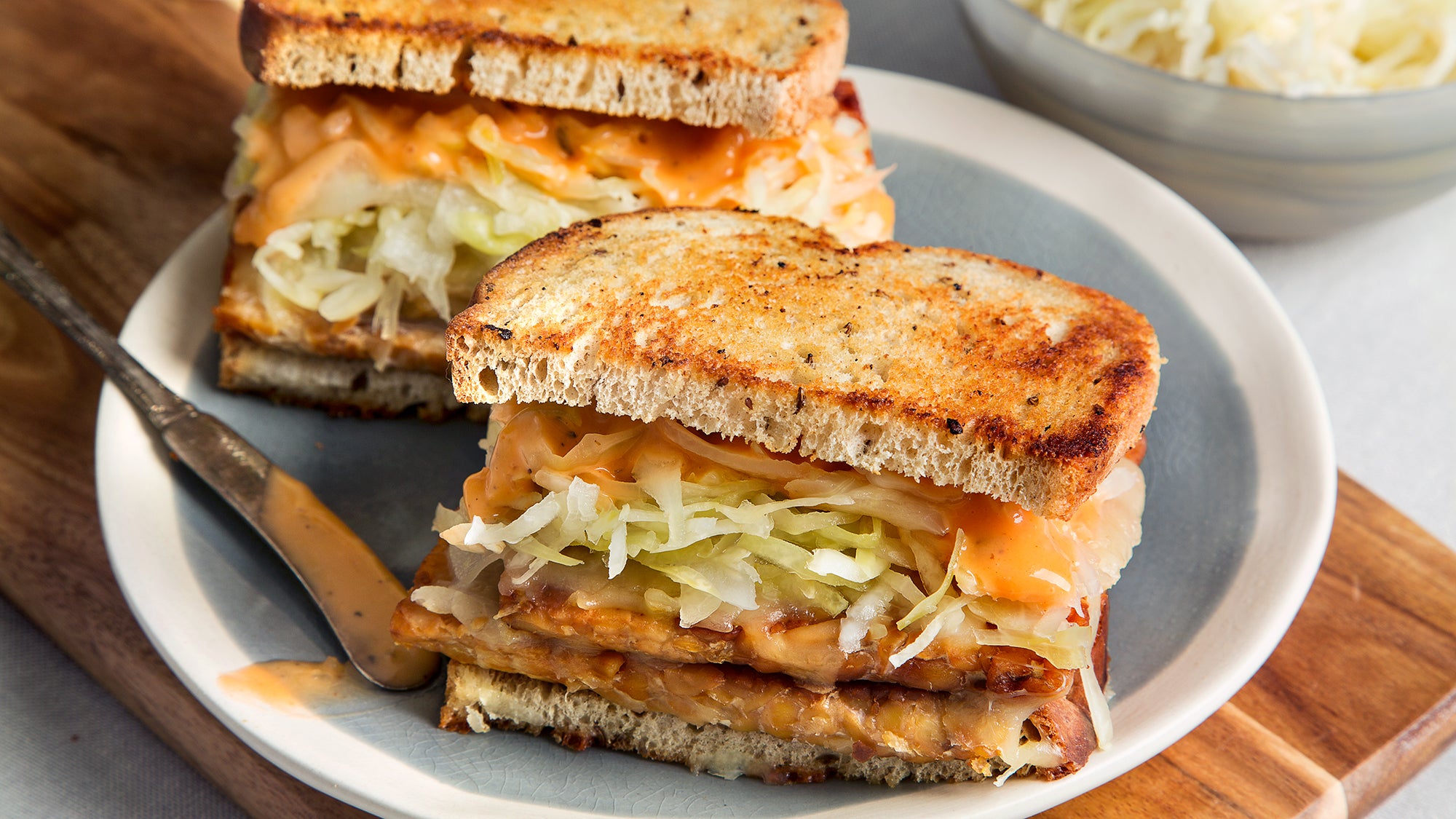 Tempeh Reuben Sandwich Recipe The “Ruby” – Vegan Tempeh Reuben
