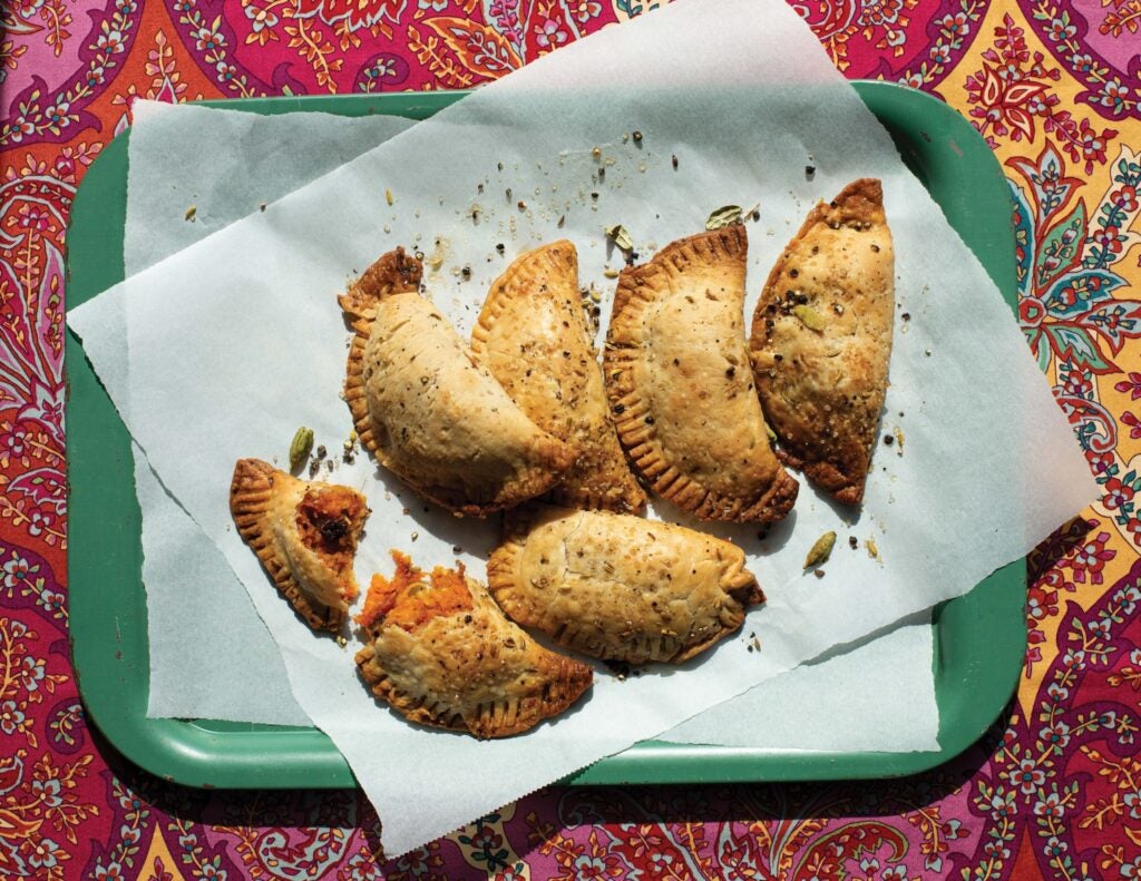 Sweet Potato Turnovers with Cardamom and Black Pepper Recipe